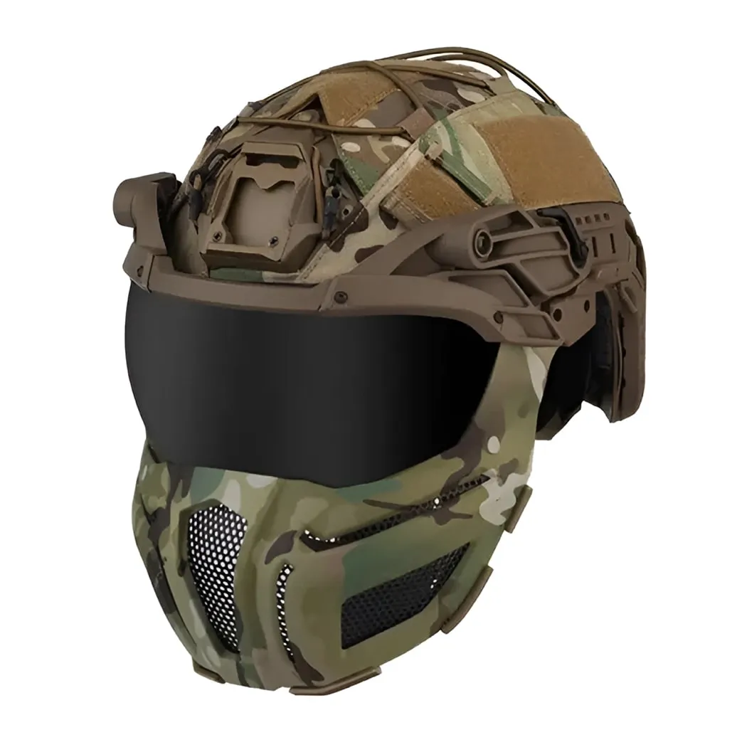 Tactical Helmet, Airsoft Full Face Protective Mask “Warhead” ReyGear ...